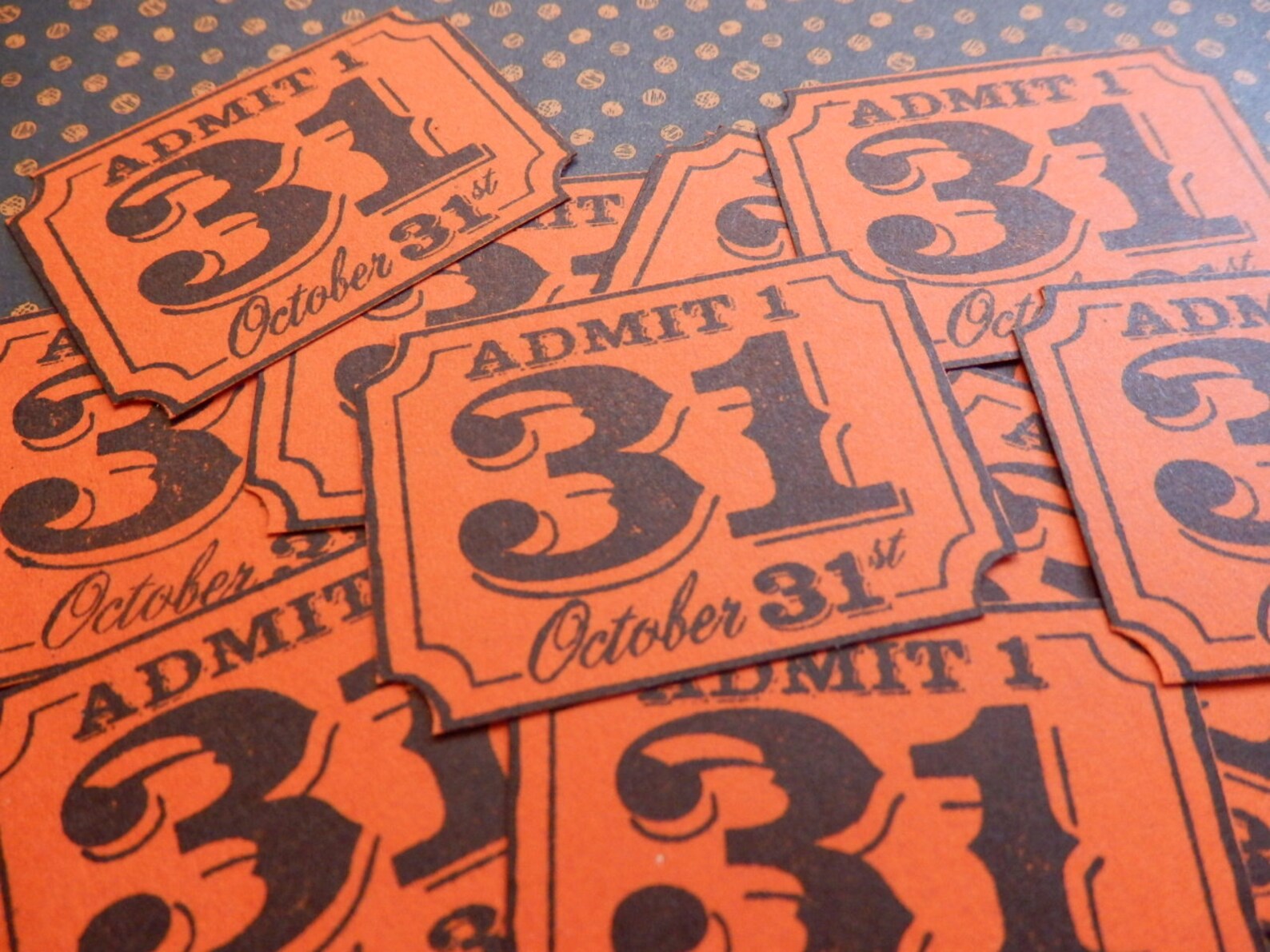 Happy Halloween Admit One October 31st Tickets 10 - Etsy