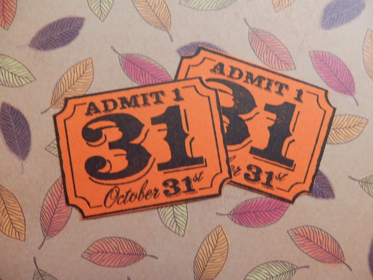 Happy Halloween Admit One October 31st Tickets 10 - Etsy