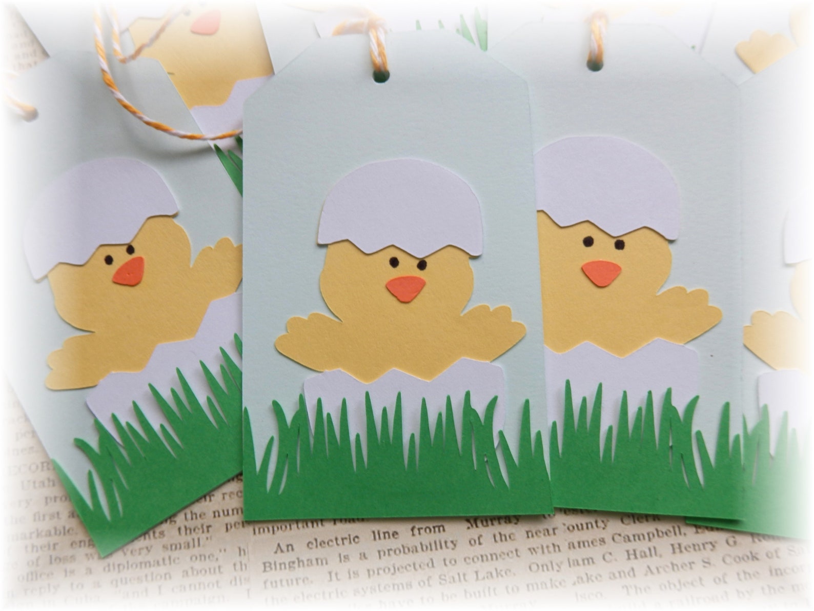 Baby Chick Easter Gift/hang Tags 8 - Etsy