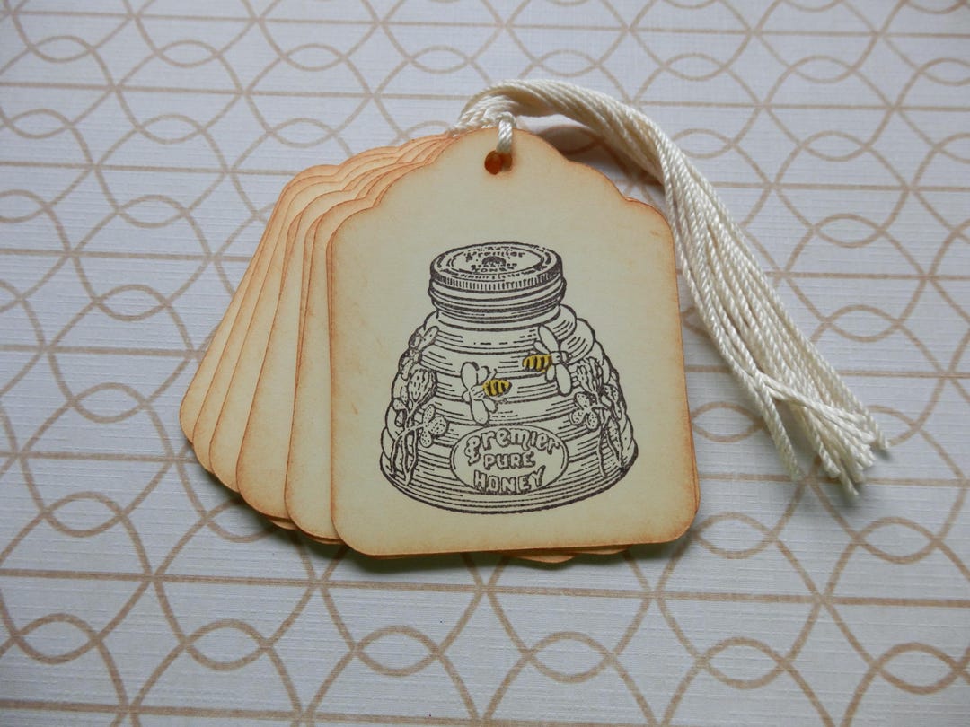 Bee Hive - Honey - Happy Hives - SKEP- Gift Tags (8) - Etsy