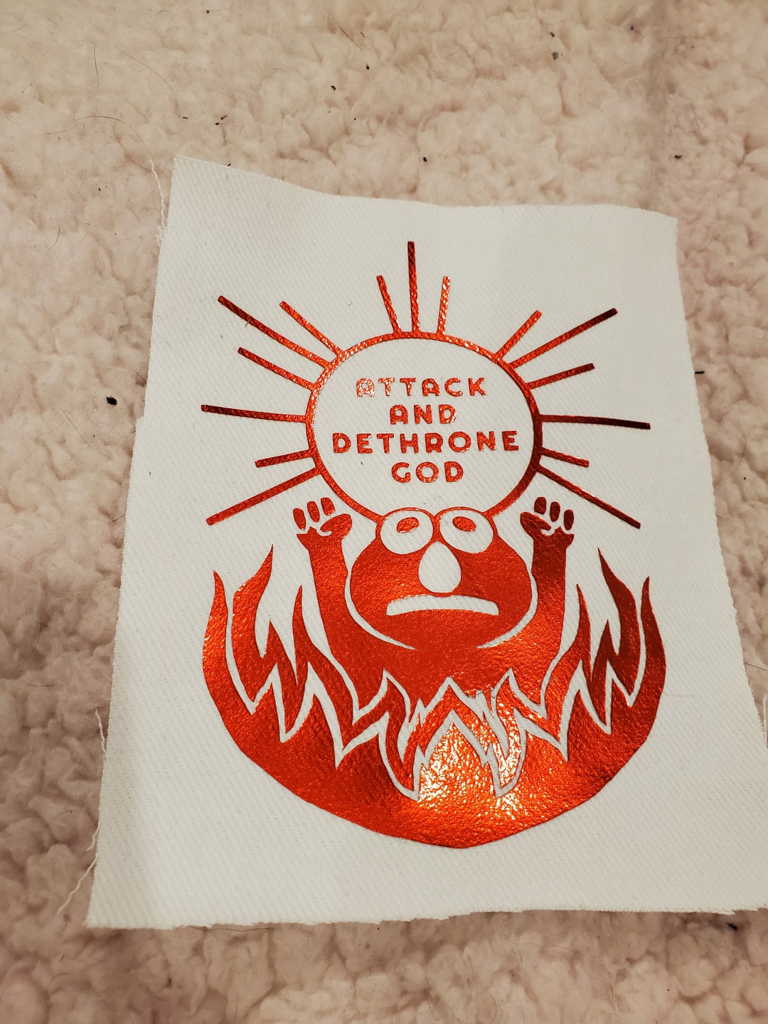 Patch: Attack and Dethrone God - Etsy