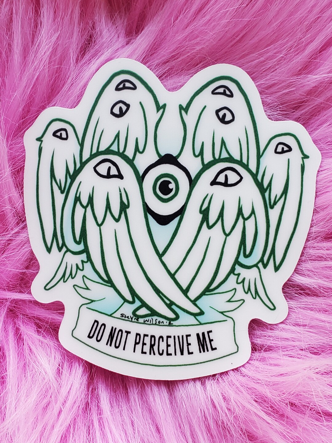 Sticker: Do Not Perceive Me - Etsy Sweden