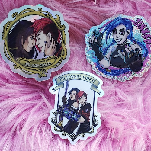 Arcane Sticker Pack 18 Stickers From the Netflix Show - Etsy