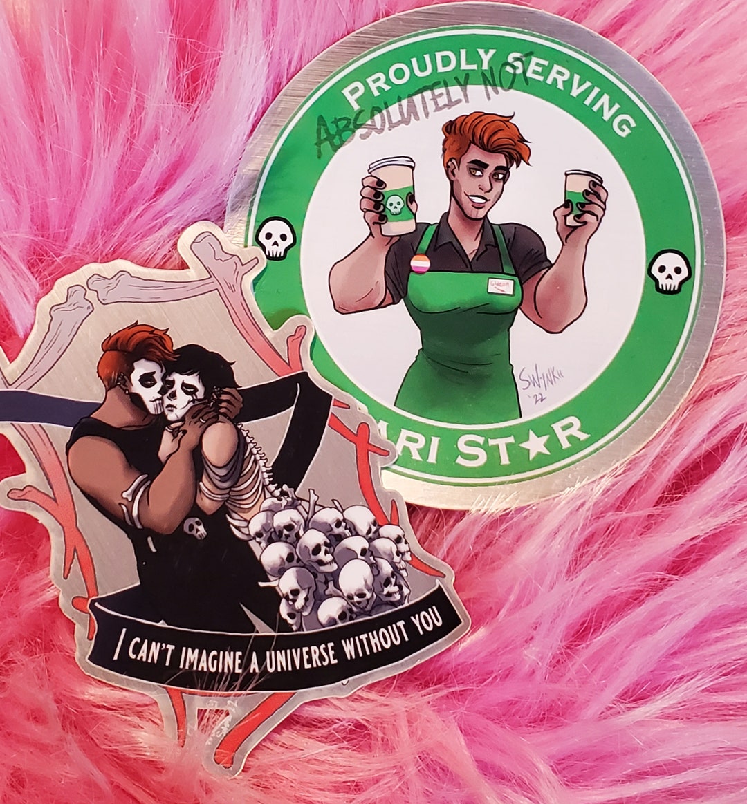 Sticker Set: Locked Tomb Gideon and Harrow - Etsy