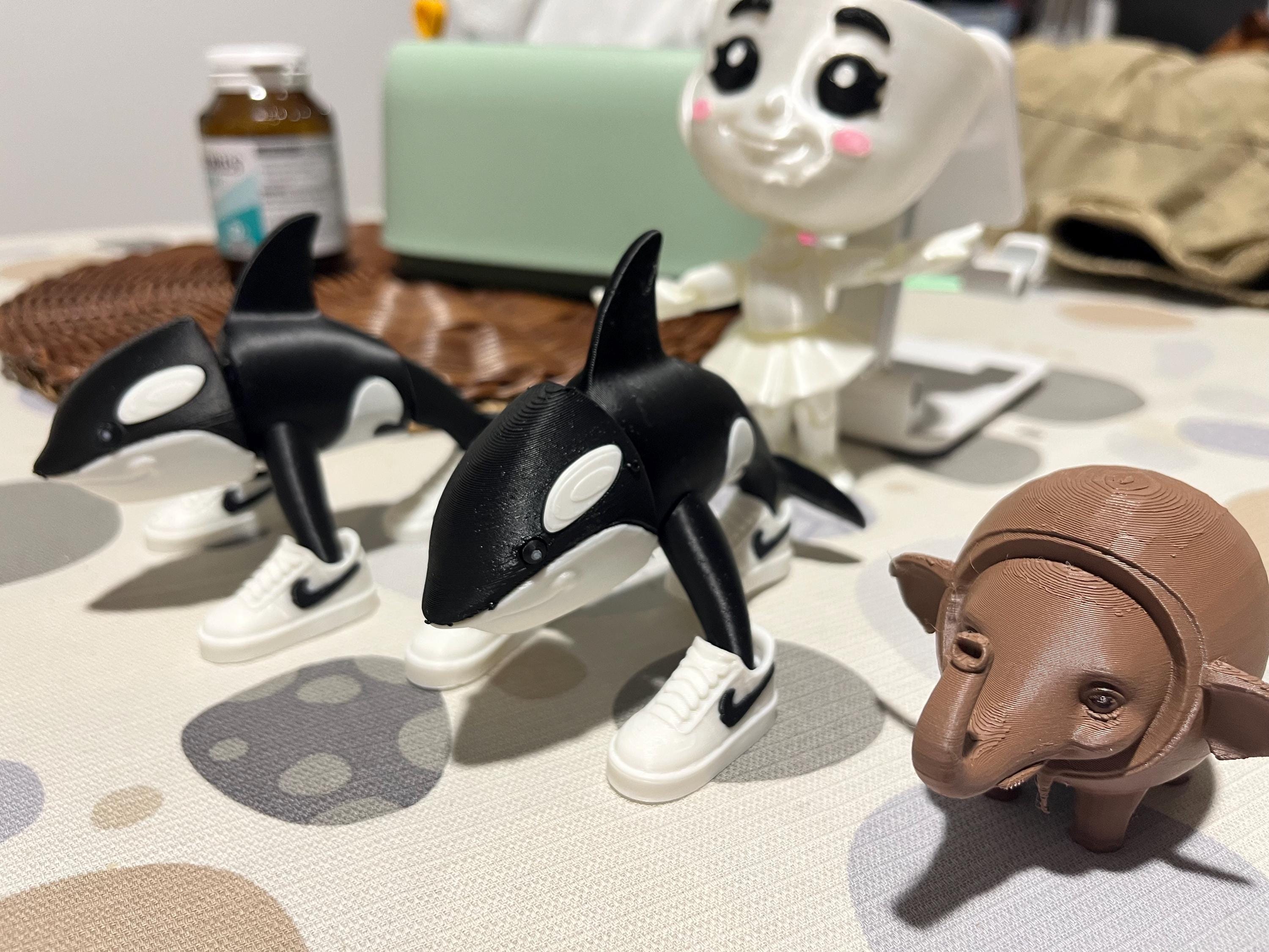 RARE FIND 3D Printed Orcalero Orcala Meme Figurine Tiktok Italian Brain ...