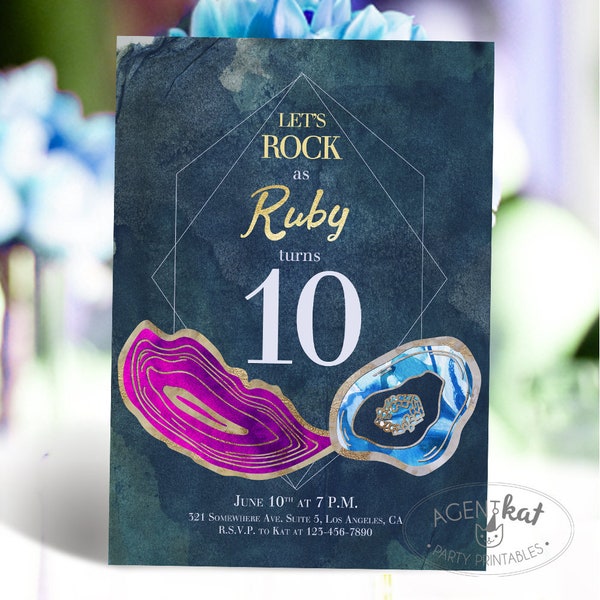 Geologist Birthday Party - Etsy