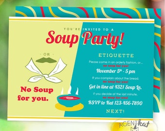 Soup Party Invitation | Etsy