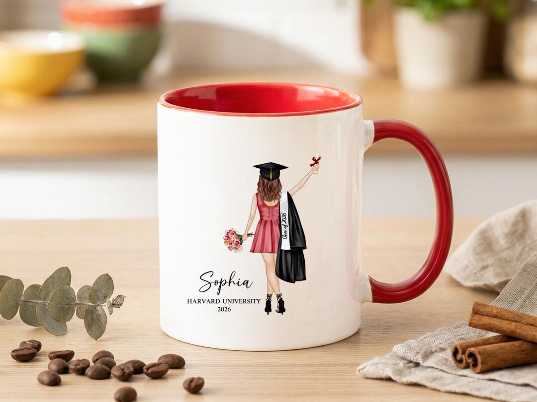 Personalized Graduation Mug, Class of 2026 Gift for Daughter, Custom ...