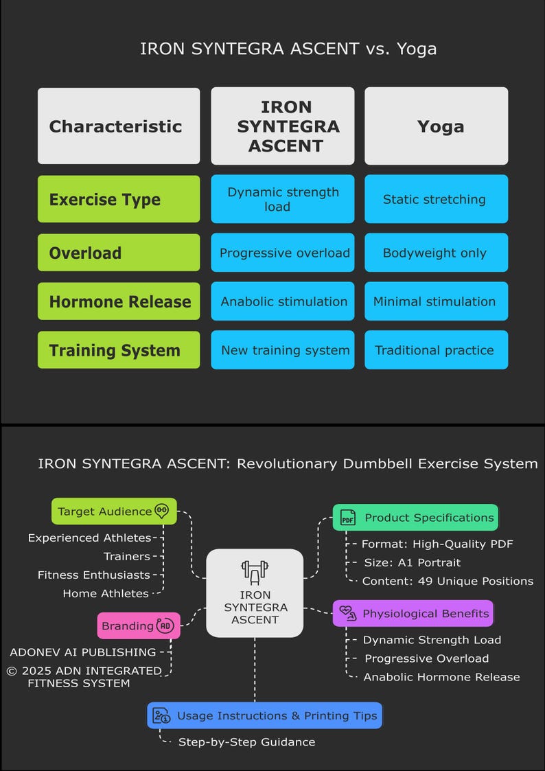 A1 Static Dumbbell Exercise Poster - Iron Syntegra System, Portrait ...