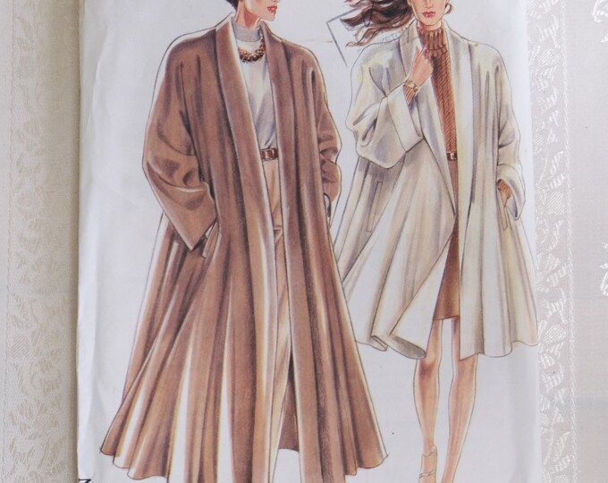 New Look 6938, Swing Coat Pattern, Sizes 8 - 18, UNCUT Pattern - Etsy