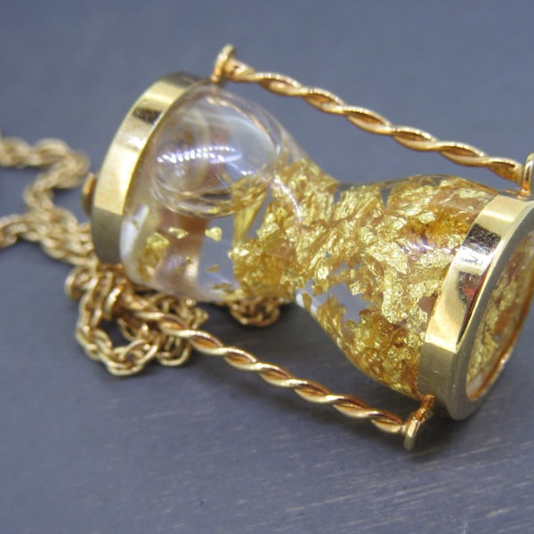 Hourglass Pendant - Etsy
