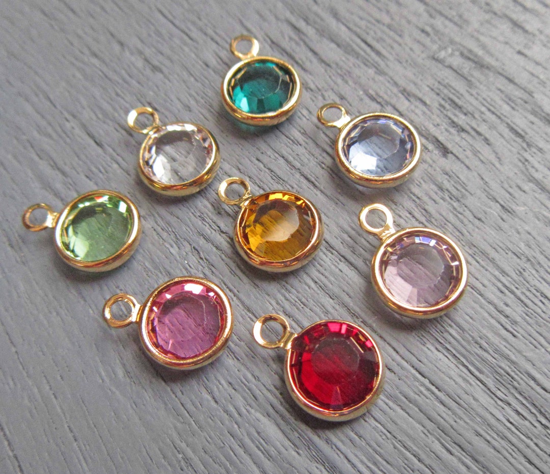 Swarovski Birthstone Charm, Sold Individually, 7mm Birthstone Crystal ...