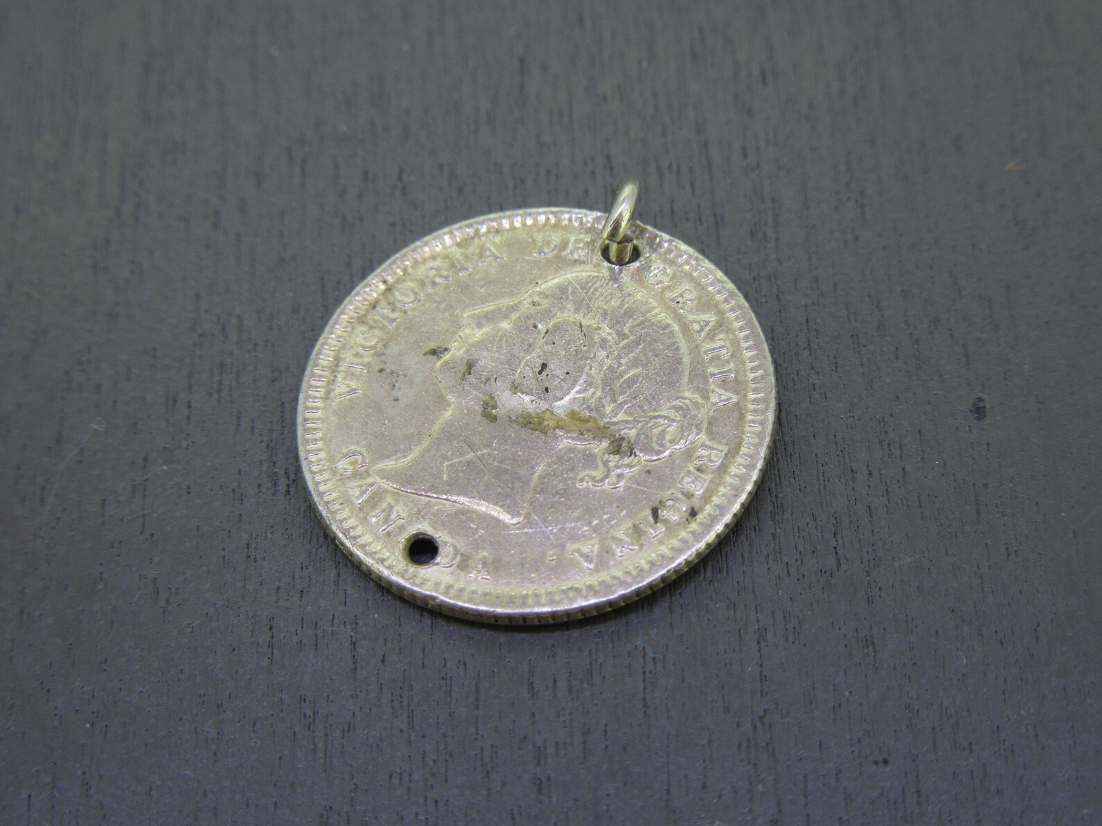 Rare Antique Sterling Love Token Charm or Pendant, Monogrammed RIC ...