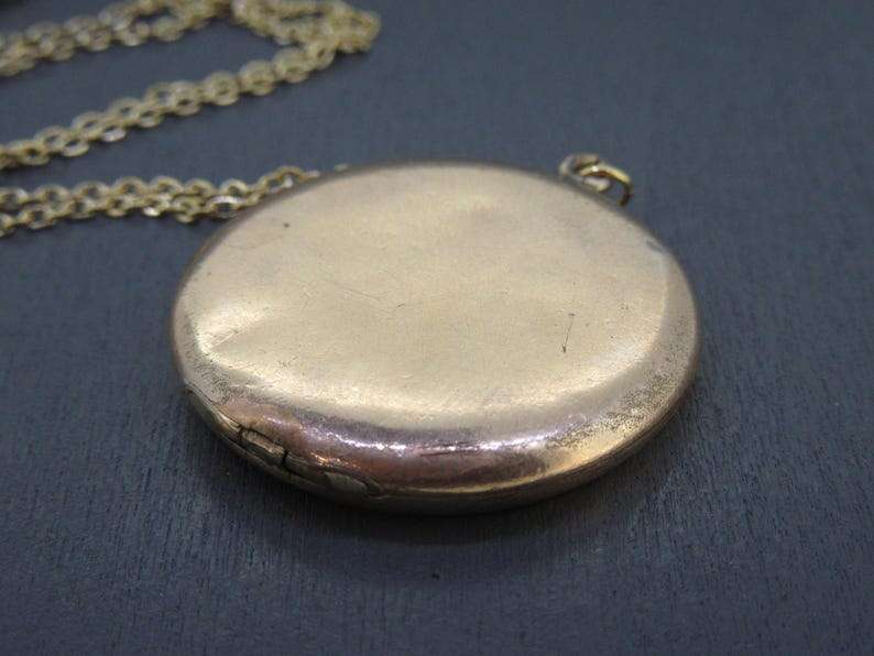 Antique Locket Necklace With 18" Chain, Art Nouveau Jewelry - Etsy