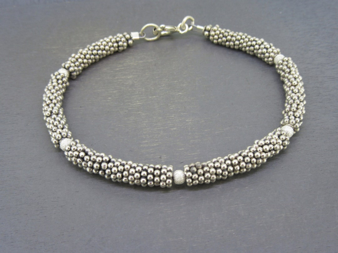 Sterling Silver Bracelet - Etsy