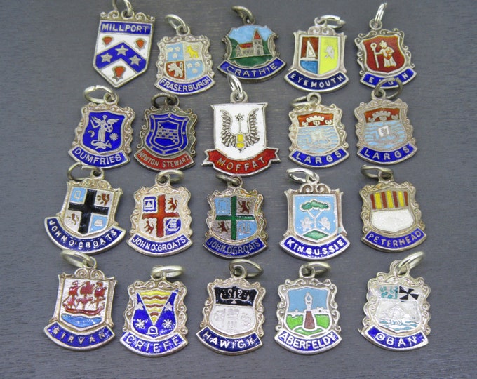 Lucerne Switzerland Charm, Enamel Shield Charm, Switzerland Souvenir ...