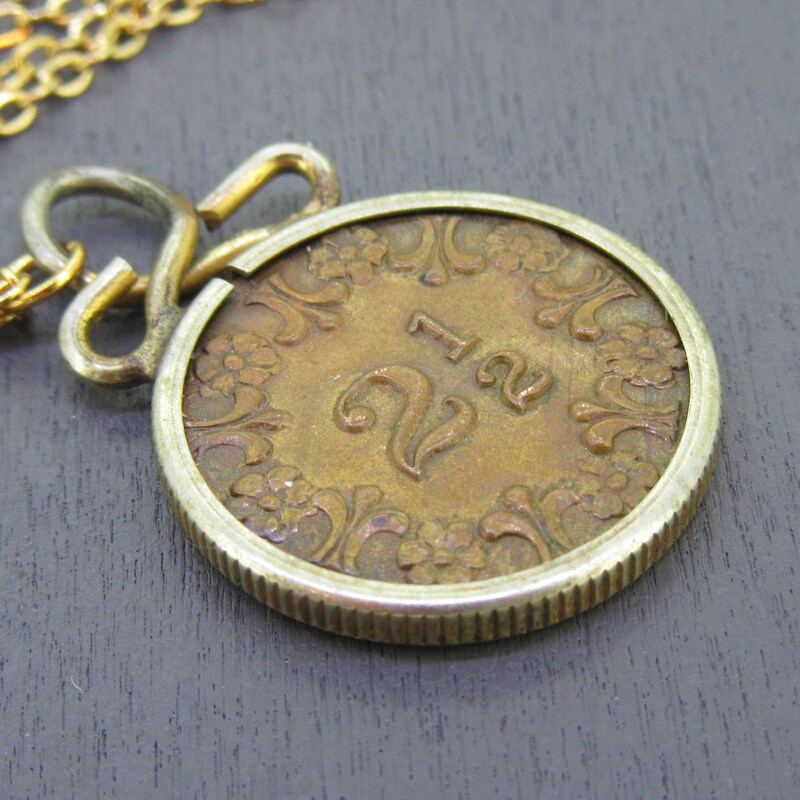 Antique Coin Necklace - Etsy
