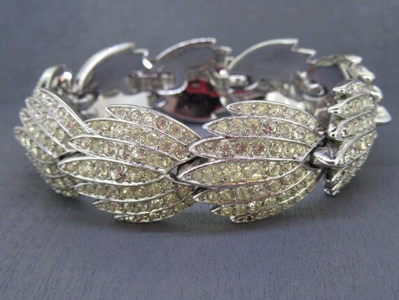 RARE Trifari Fireworks Bracelet with Clear Stones, Vi… - Gem