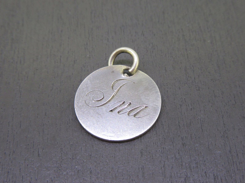 Antique Ina Name Love Token Monogram, Sixpence Coin - Etsy