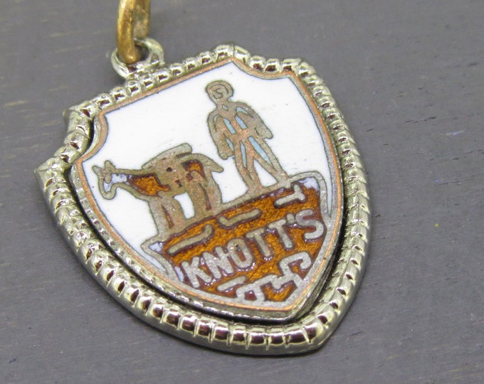Sterling Enamel Knott's Berry Farm Shield Charm, Enamel Knott's Berry ...