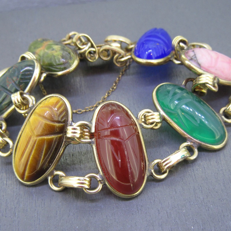 Scarab Bracelet - Etsy