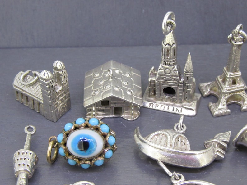 CHOICE Vintage Sterling Silver Bracelet Charm, Mostly European ...
