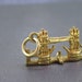 Vintage 14k Gold London Tower Bridge Charm With Ship - Etsy