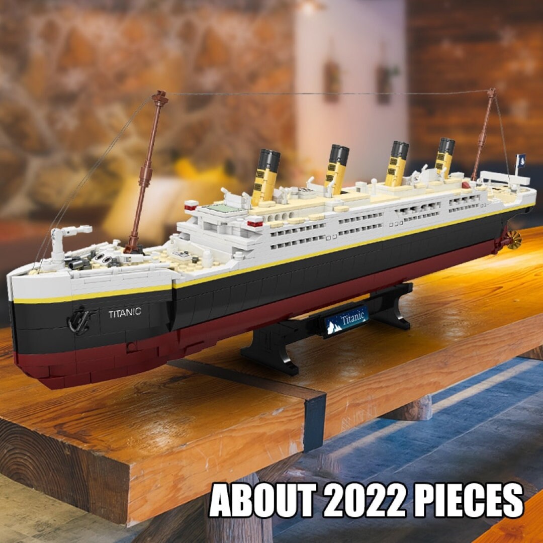 Building Blocks Titanic Model Creative 2022pcs Luxury Cruise - Etsy