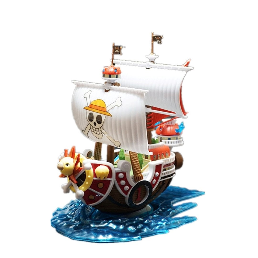 One Piece Luffy Pirate Ship/ Building Blocks Ship in Bottle/ - Etsy