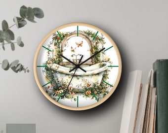 Diamond Quilt Print Wall Clock Rustic Home Decor, Farmhouse Wall Decor ...