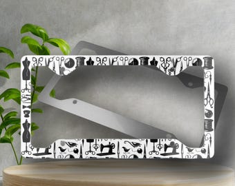 Monster Teeth License Plate Cover - Etsy