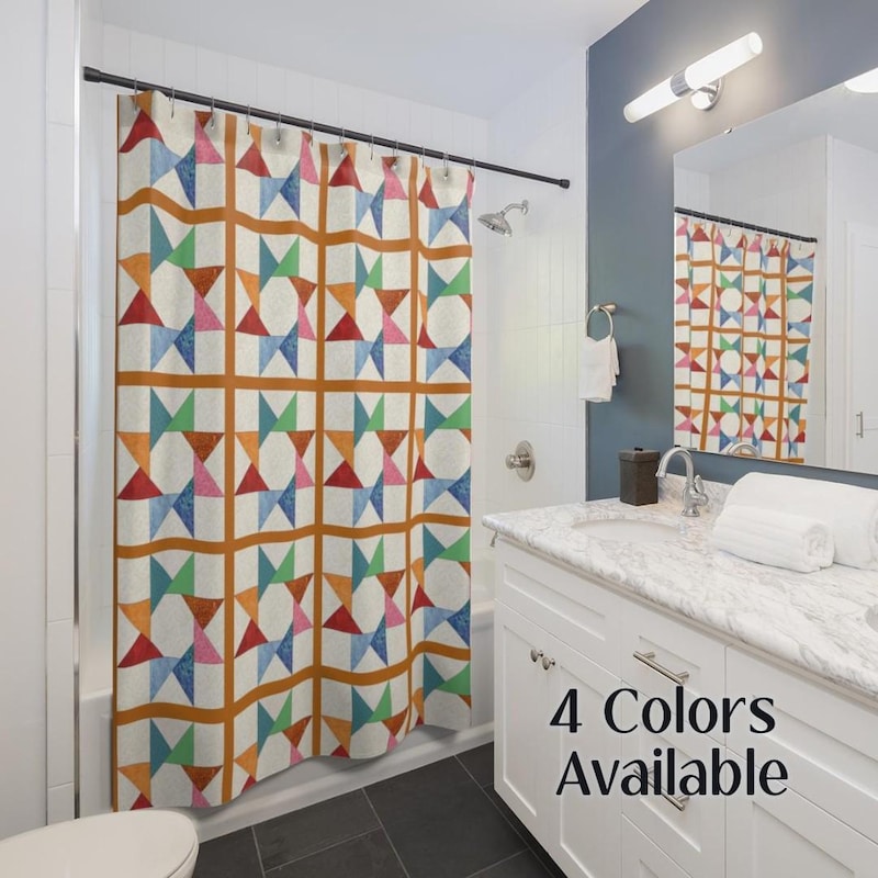 Rust Shower Curtain - Etsy