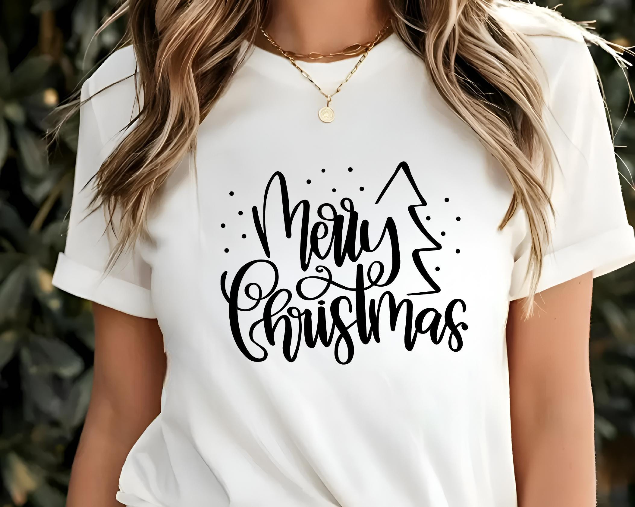 Merry Christmas Text SVG Bundle, Holiday Fonts Clipart (digital ...