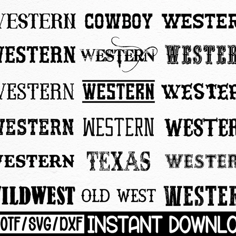 Western Drawings Outline - Etsy
