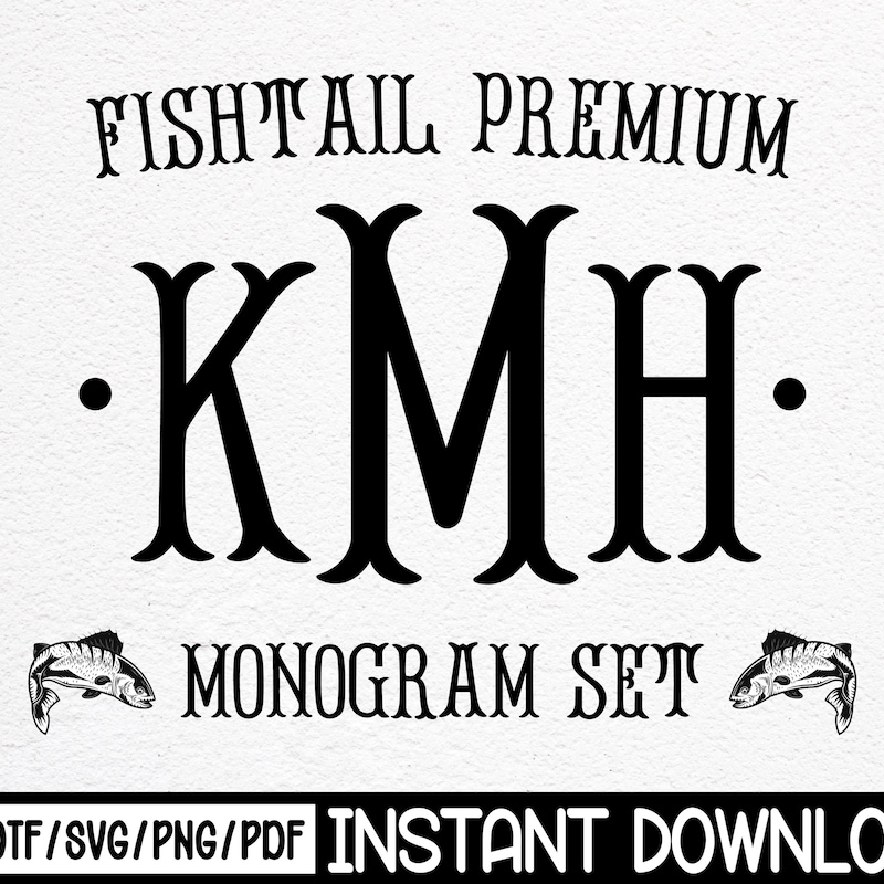 Fishtail Canva Font - Etsy