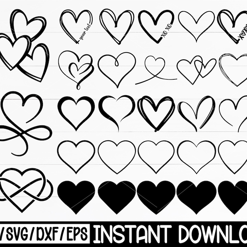 Valentines Line Art - Etsy