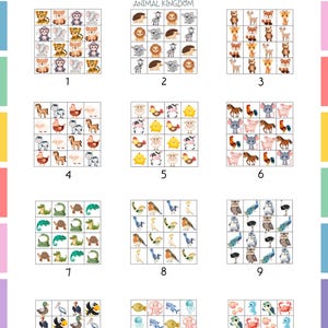 Animal Kingdom | Sudoku for Kids | Printable Activity | Preschool ...