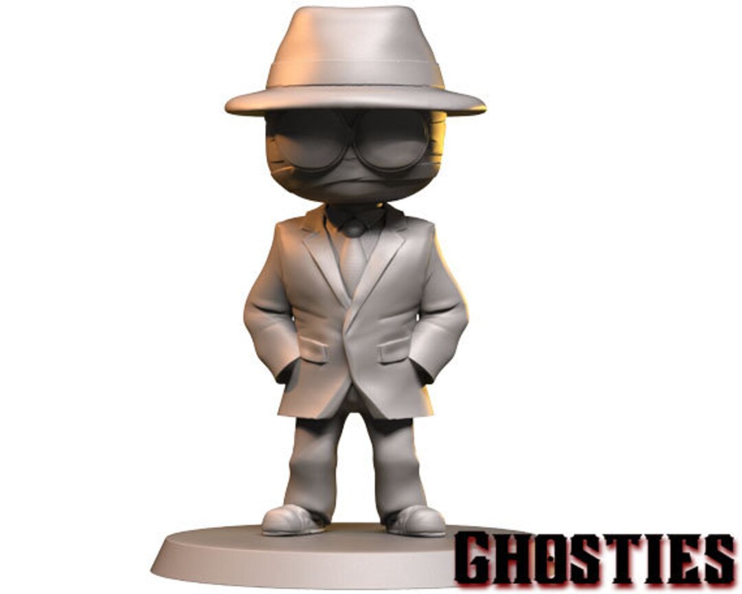 The INVISIBLE Man 3D Printed GHOSTIES Halloween Horror Miniature Chibi ...
