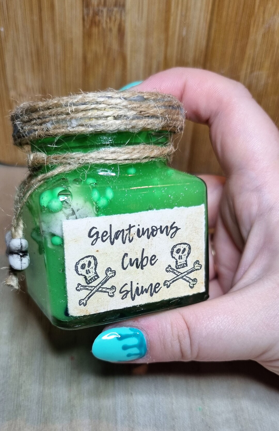 Gelatinous Cube Slime in a Jar: D&D Tabletop Prop - Etsy