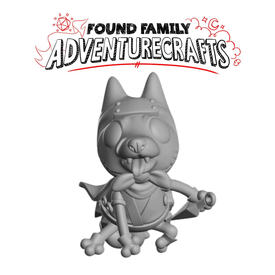 DOG ROGUE - 3D Printed TTRPG Miniatures - Found Family Adventurecrafts ...