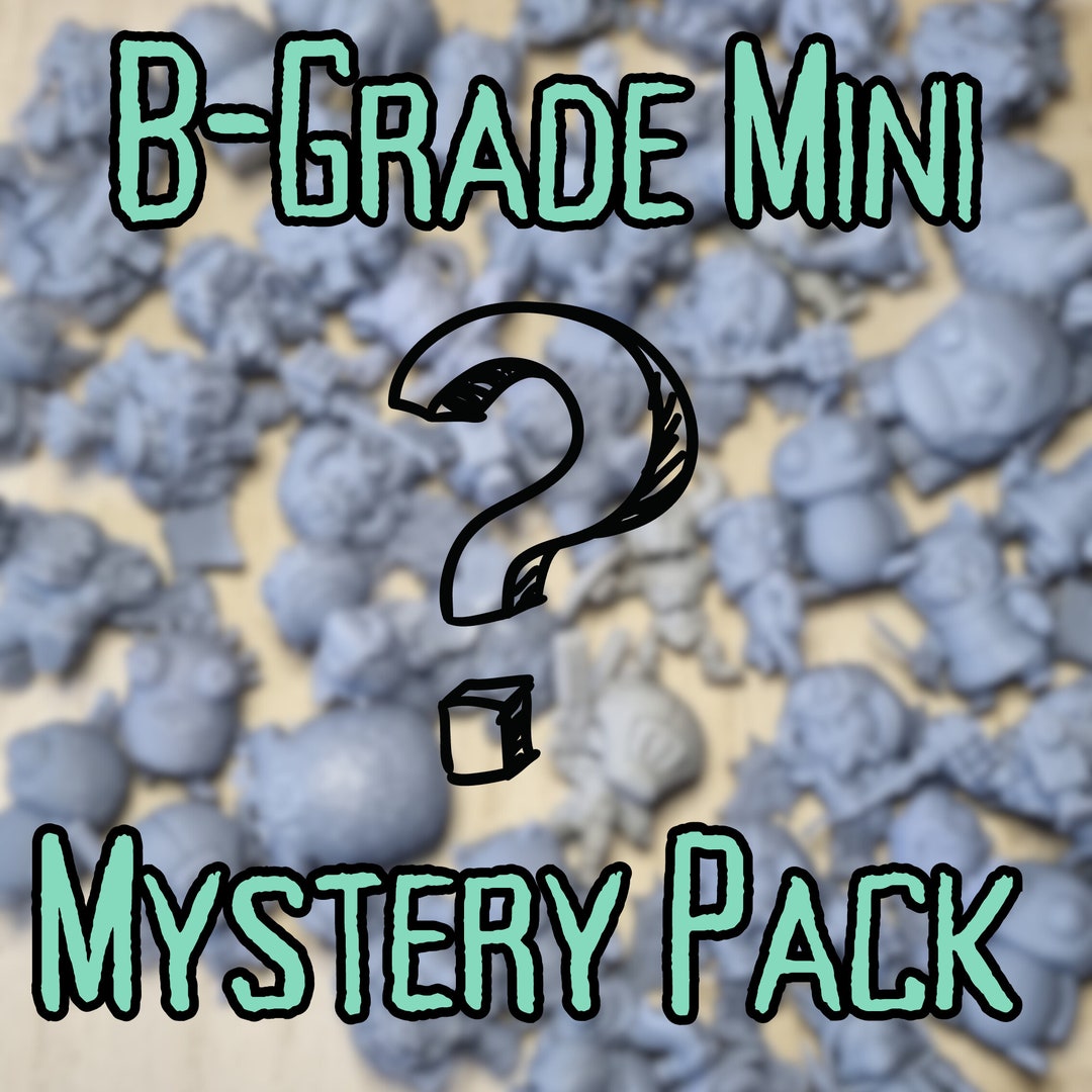 B-grade 3D Printed Mini Mystery Pack - TTRPG Dungeons & Dragons ...