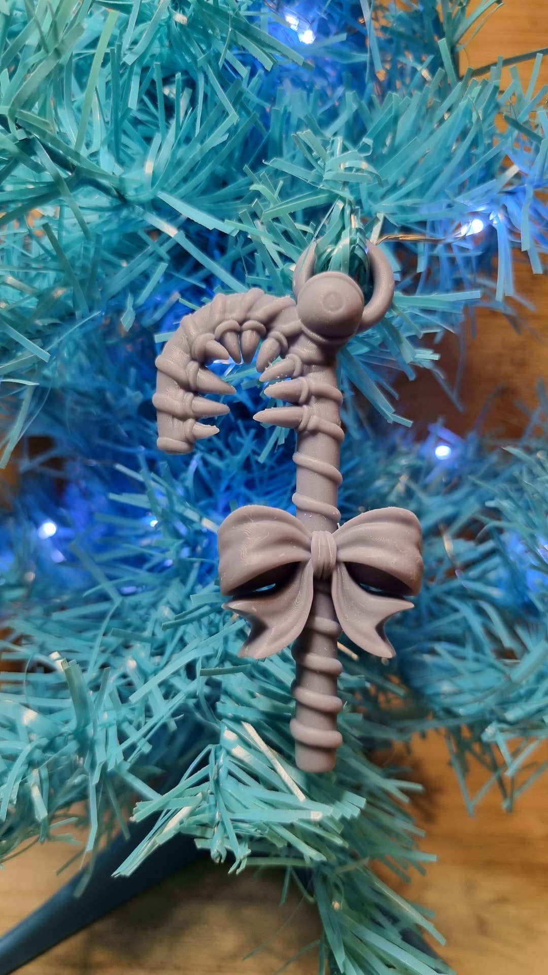 Mimic Christmas Tree Decoration - CANDYCANE - 3D Printed D&D Festive ...