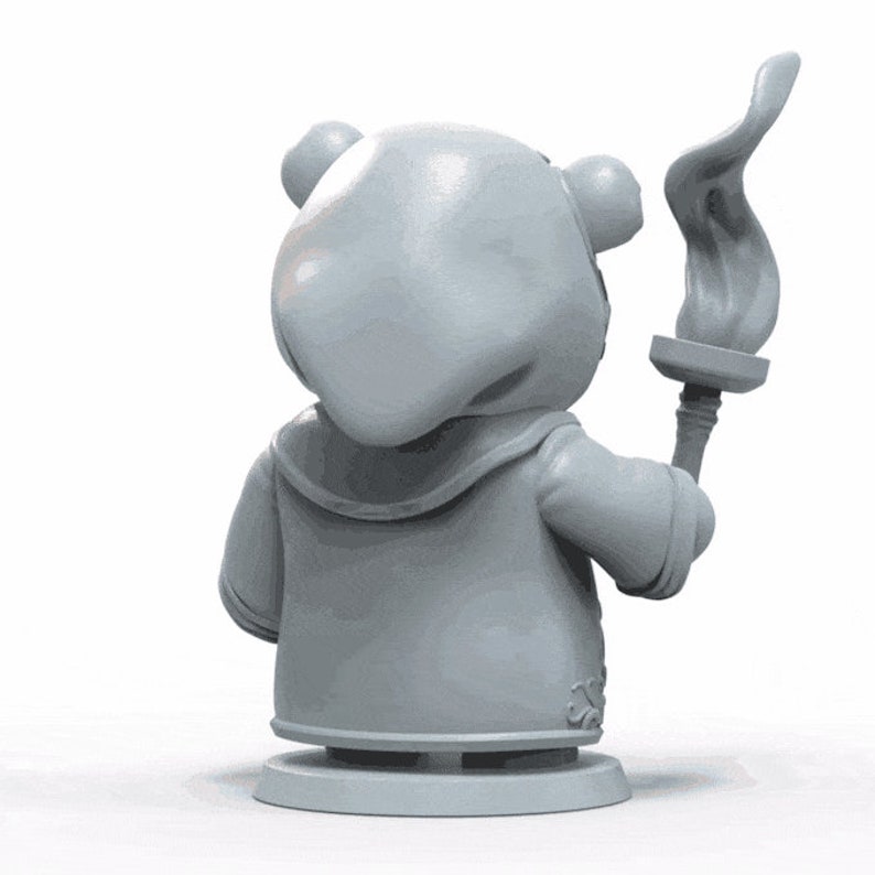 Fantazoor - PANDA WARLOCK - 3D Printed Chibi TTRPG D&D Miniature - Etsy