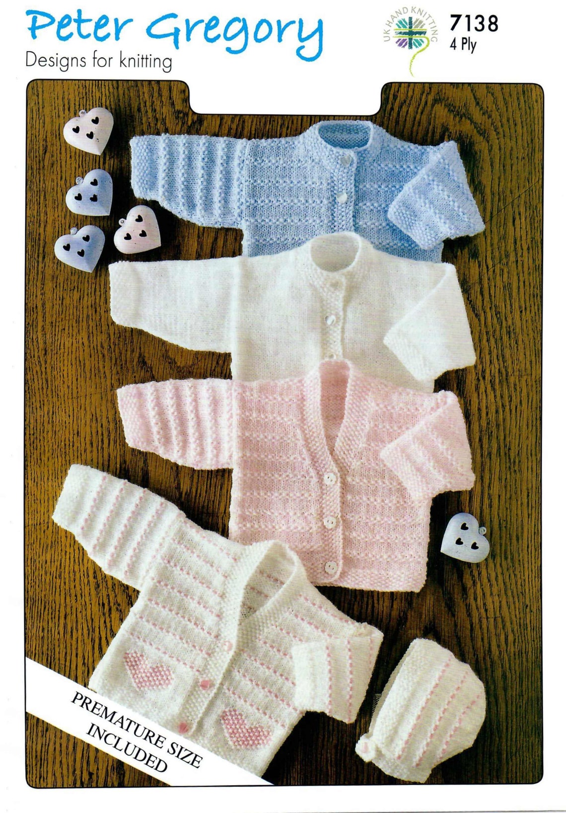 Peter Gregory Knitting Patterns for Babies in DK and 4 Ply | Etsy UK