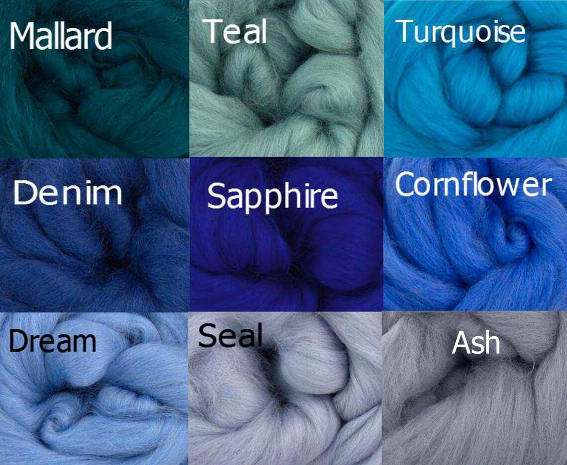60 Different Merino Wool Tops to Select From 100% Merino - Etsy