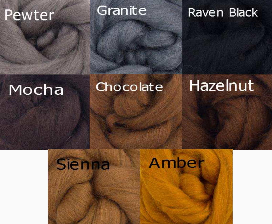 60 Different Merino Wool Tops to Select From 100% Merino - Etsy