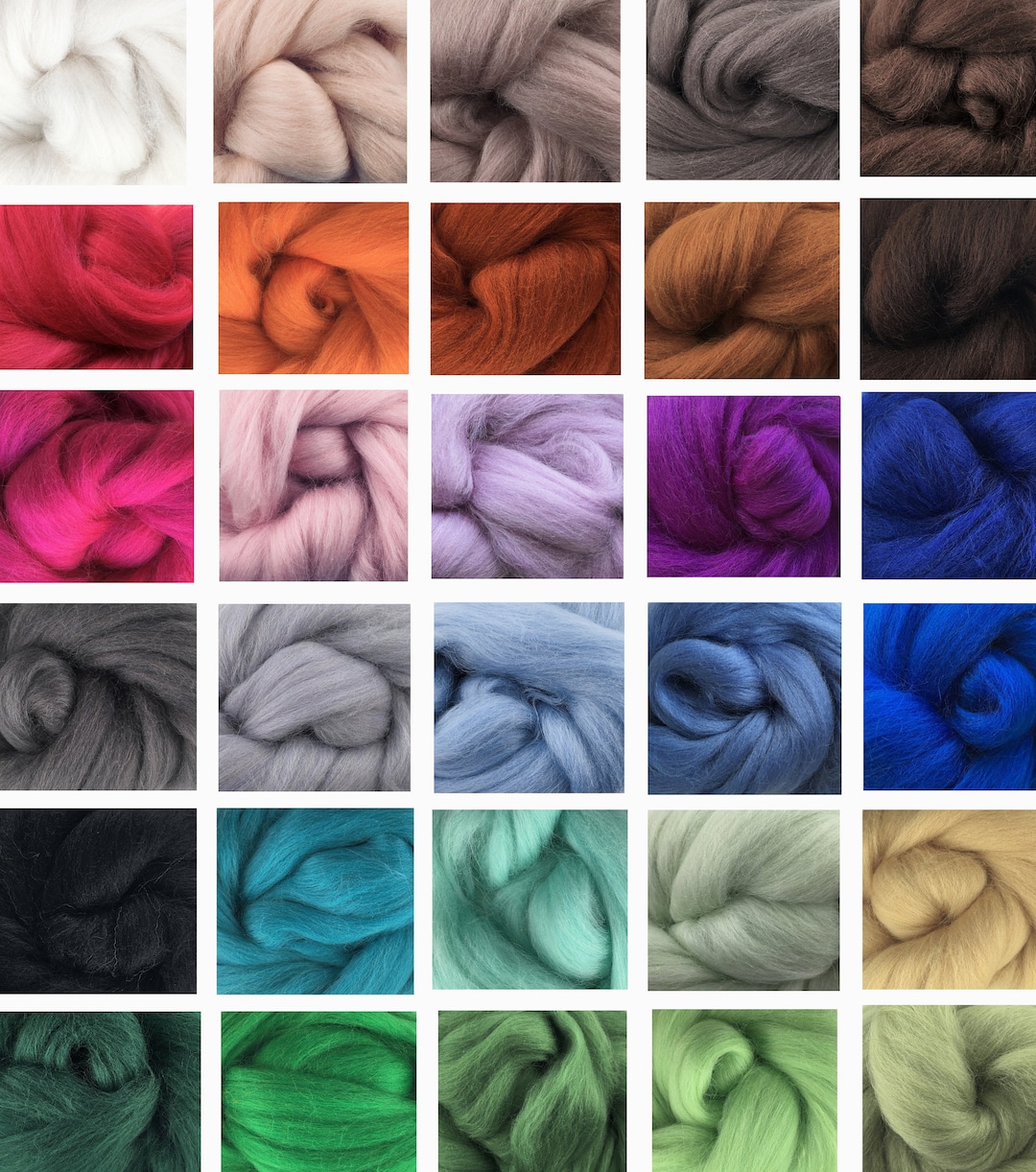 Corriedale Felting Wool. for Needle & Wet Felting, Spinning. Choice of ...