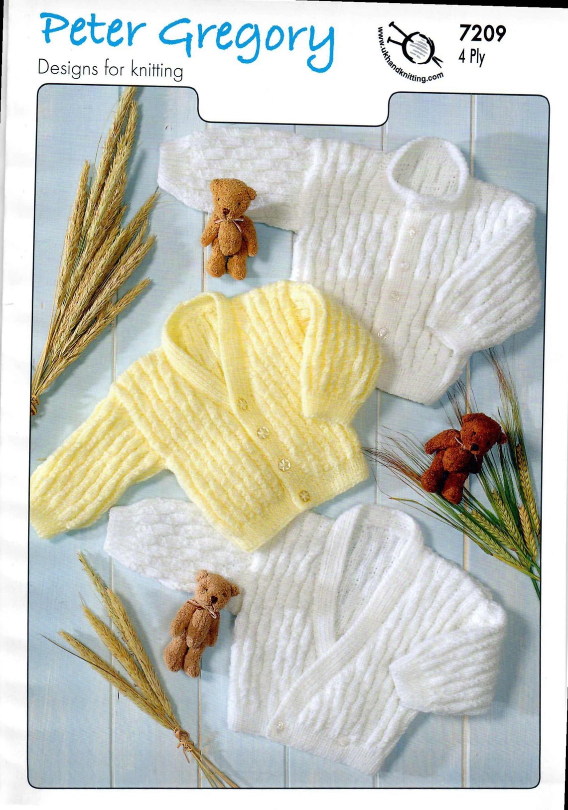 Peter Gregory Knitting Patterns for Babies in DK and 4 Ply - Etsy UK