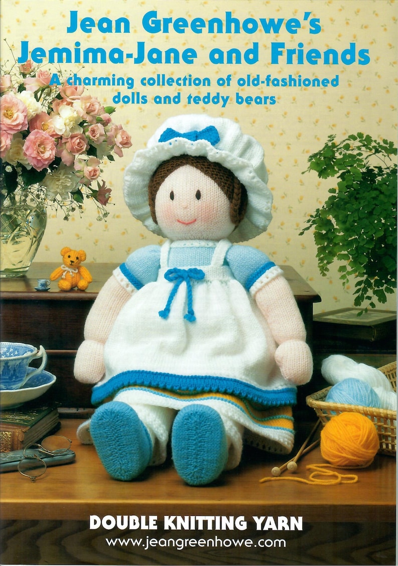 Jean Greenhowe's Jemima-jane and Friends Knitting Pattern Booklet - Etsy UK