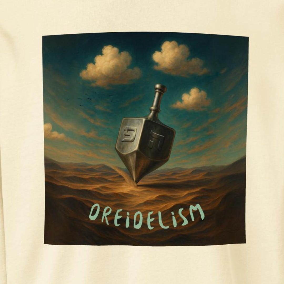 Dreidel Art Design Dreidelism Vintage Surreal Funny Long Sleeve Shirt ...